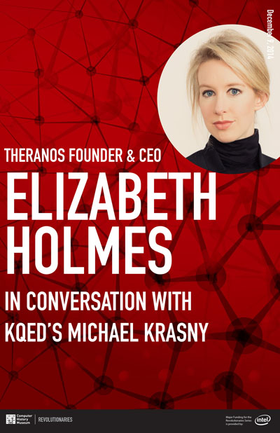 Theranos Founder & CEO Elizabeth Holmes in Conversation with KQED's ...