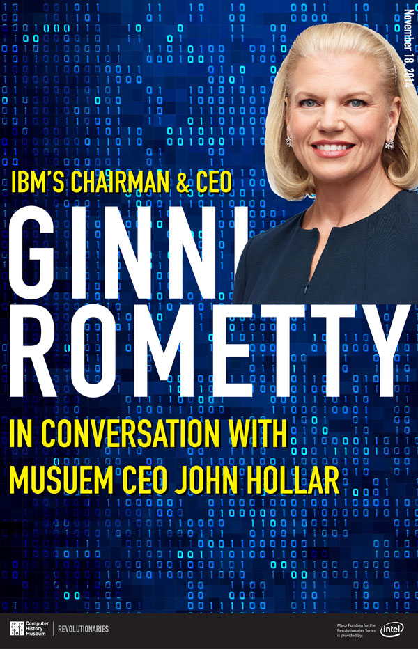 IBM's Chairman & CEO Ginni Rometty in Conversation with Museum CEO John ...