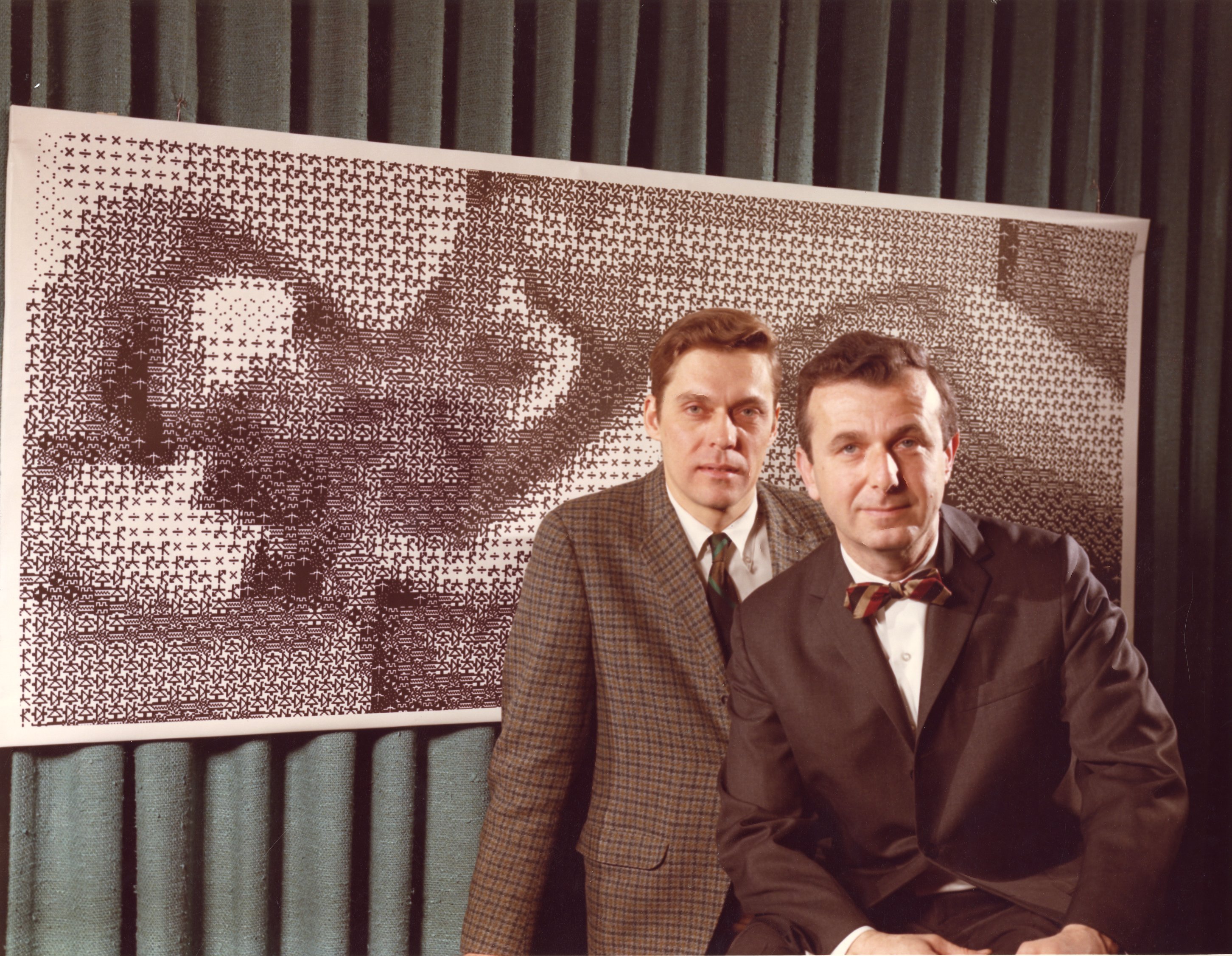 Ken Knowlton and Leon Harmonstudy in perception computer-generated ...