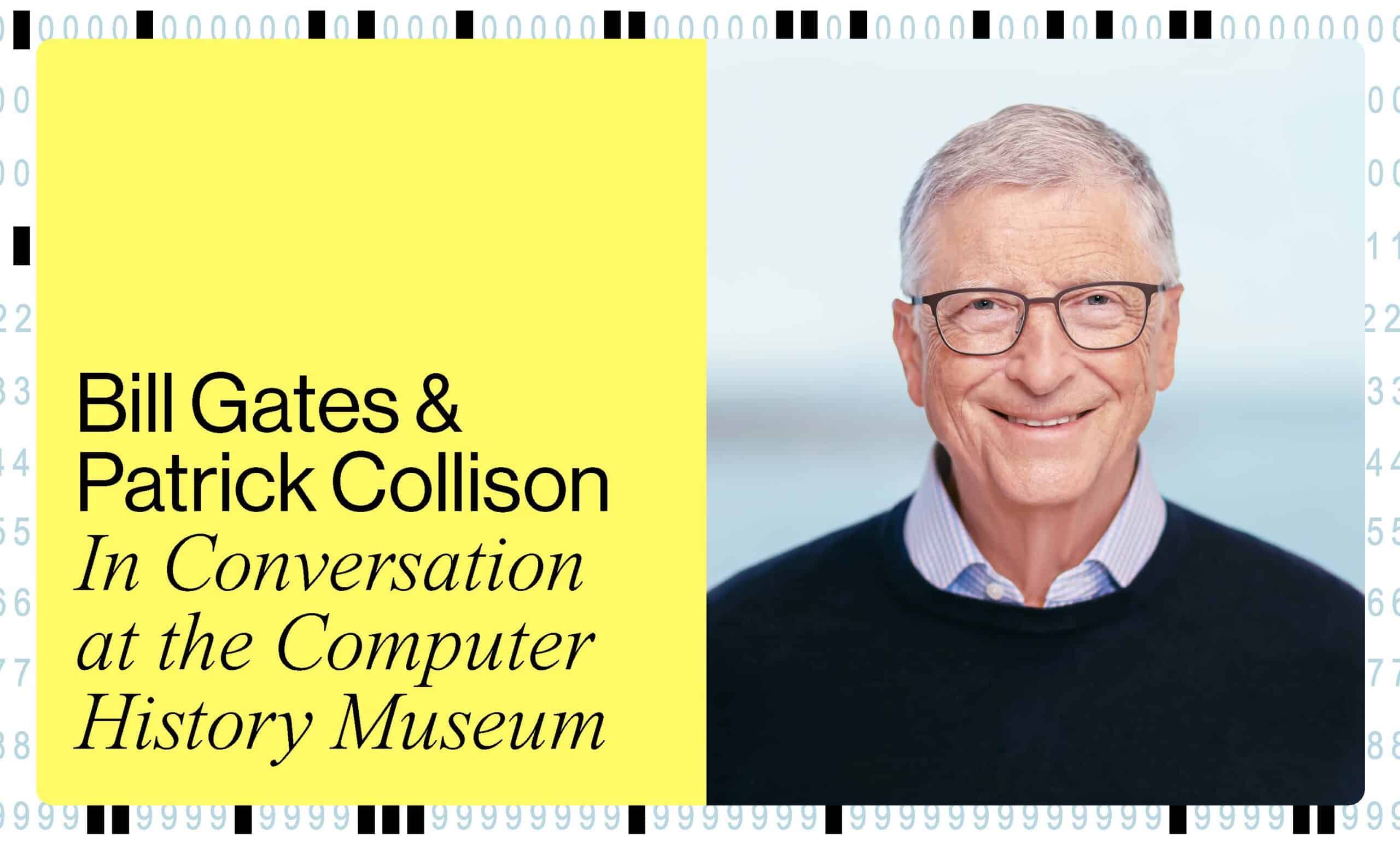 Bill Gates and Patrick Collison - CHM
